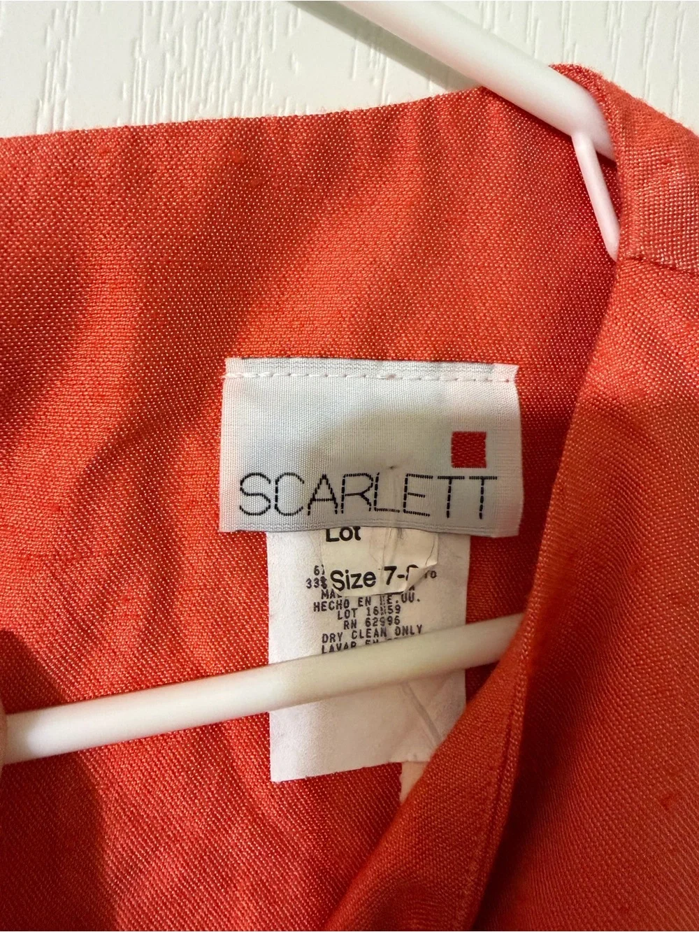 Scarlett | Dresses | Scarlett Orange Shift Dress With Pink Hem And ...